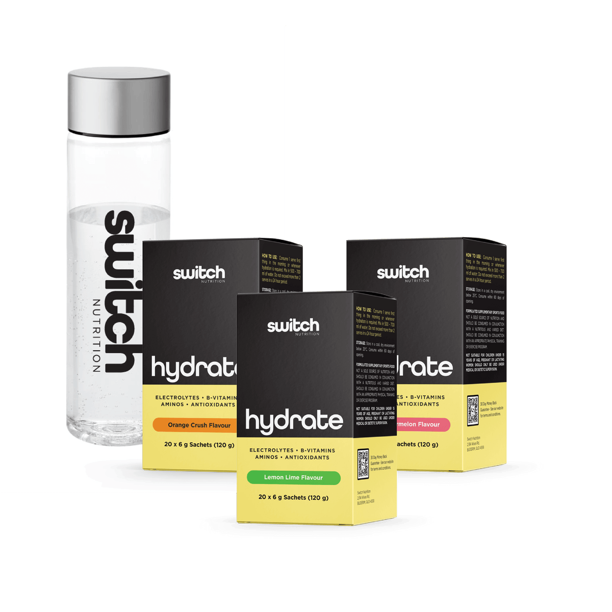 Hydrate Switch Sachet Triple Pack – Switch Nutrition