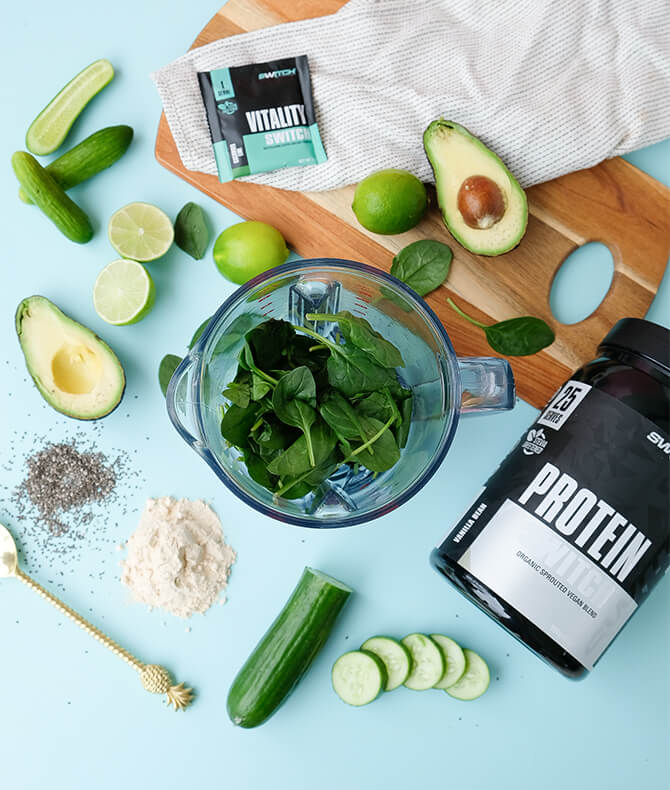 Green Machine Protein Smoothie – Switch Nutrition