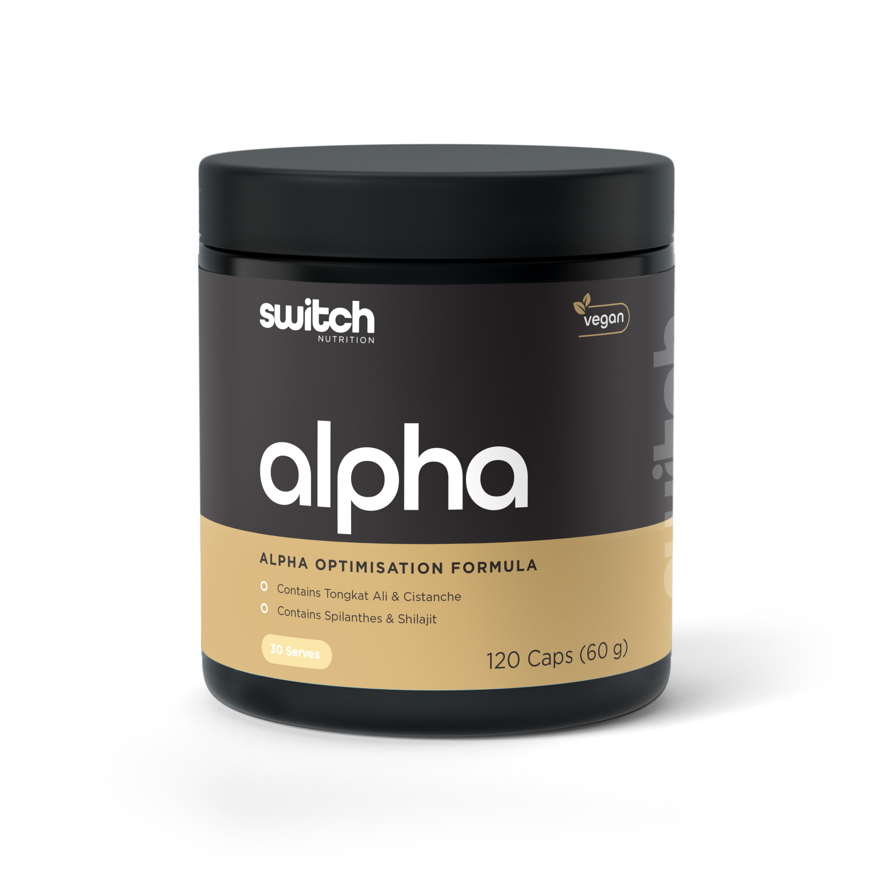 Alpha Switch | Male support formula | Vegan Friendly | Gluten, lactose ...
