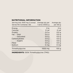 Trimethylglycine (TMG) – Switch Nutrition