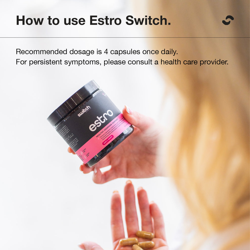Estro Switch | 30 Serves | Hormone support formula | Vegan Friendly ...