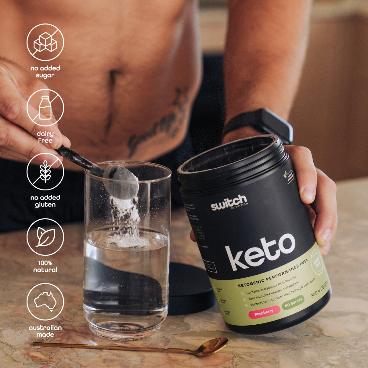 Keto Switch | 30 & 60 serves | Ketogenic performance fuel | Vegan ...