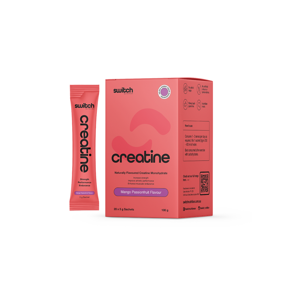 Flavoured Creatine Sachet Box – Switch Nutrition