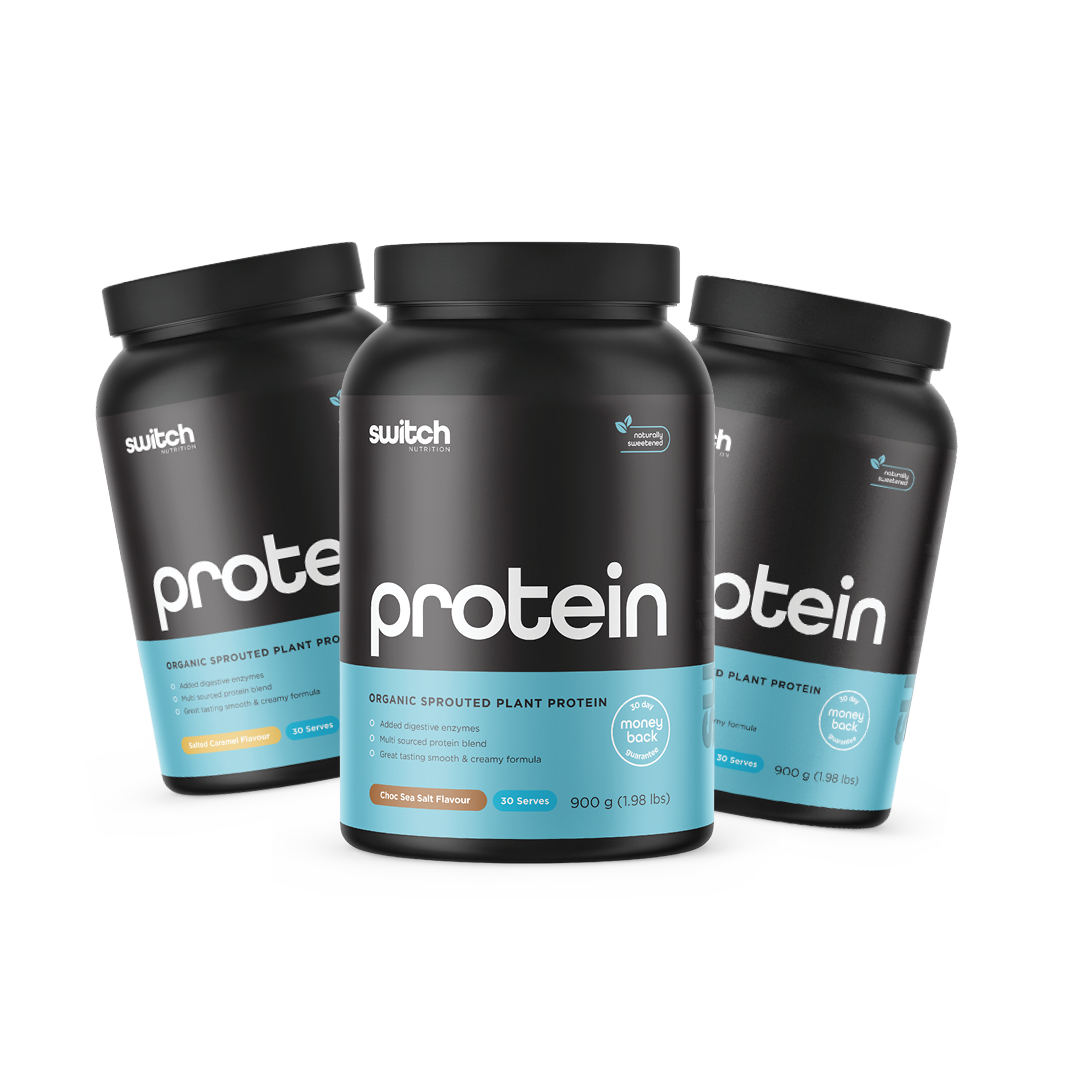 Protein Switch | Organic Vegan Blend | Added Digestive Enzymes | No ...