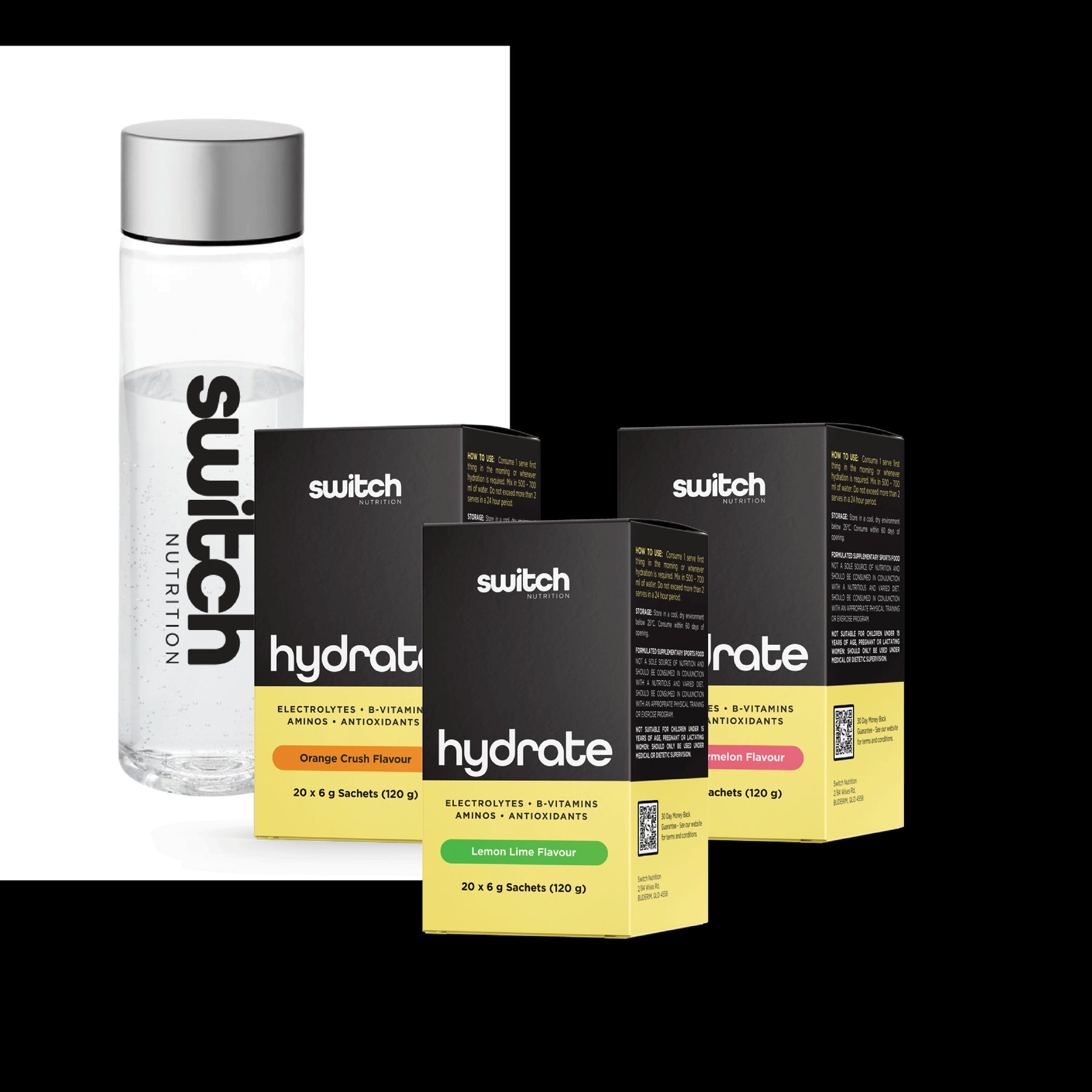 Hydrate Switch Sachet Triple Pack – Switch Nutrition
